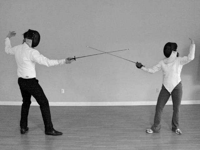 The Cavé in French Swordsmanship | Columbia Classical Fencing, LLC